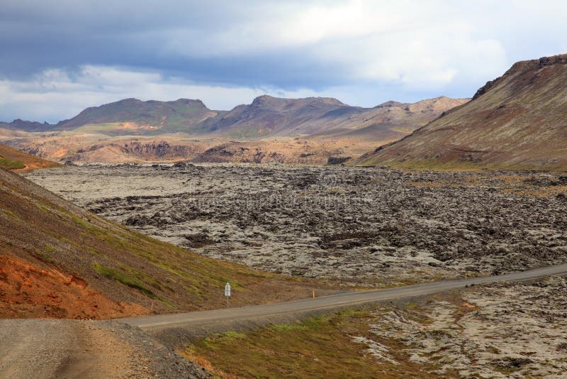 Volcanic field stock photo. Image of field, idyllic, lava - 35089778