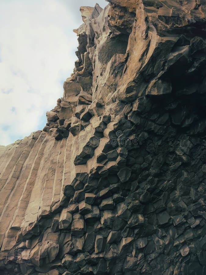 Volcanic Geometry: Iceland’s Iconic Basalt Formations Stock Photo ...