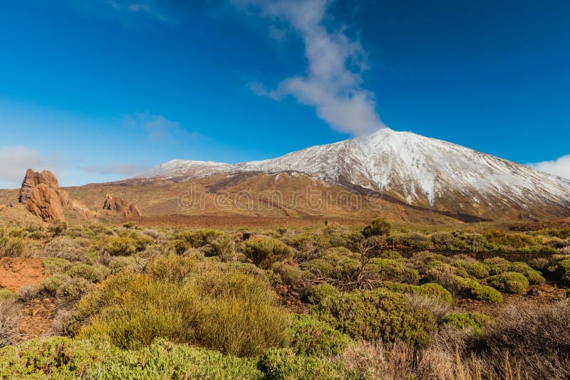 Volcanic Landscape, Teide, Tenerife Stock Photo - Image of arid ...