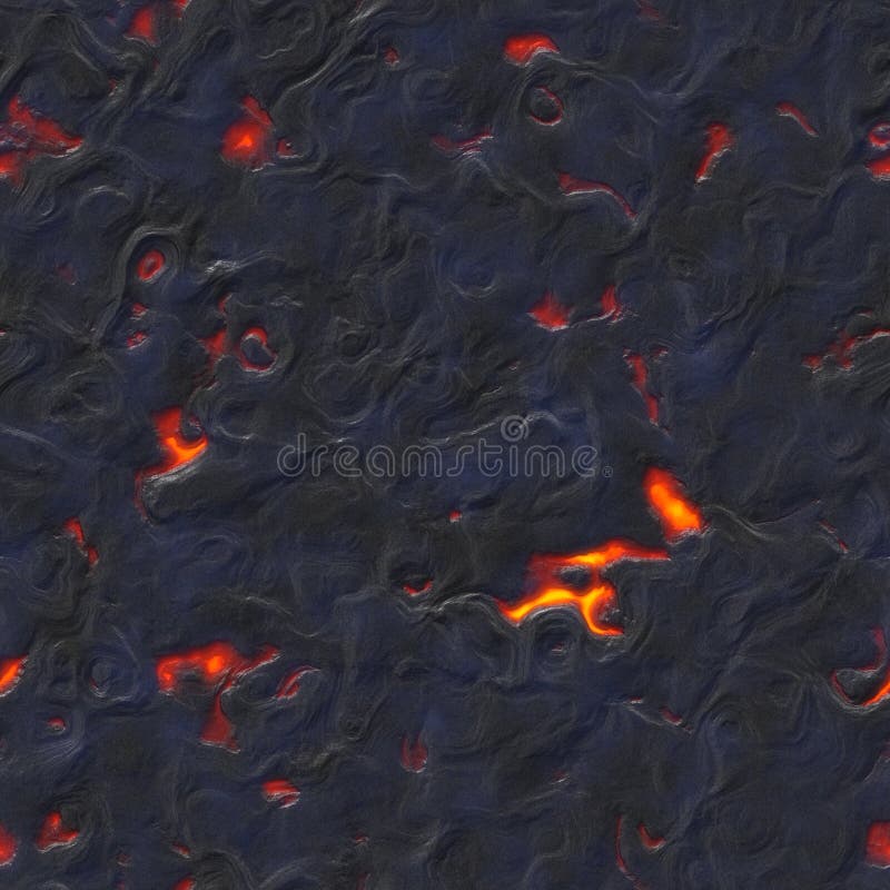 Volcanic Magma Texture Seamless Stock Illustration - Illustration of ...