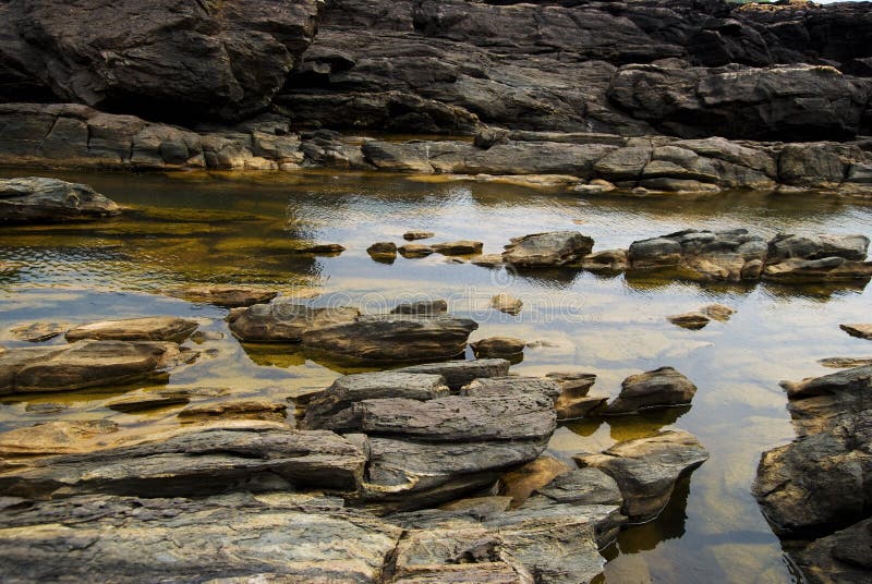 Volcanic rock stock photo. Image of green, volcanic, sand - 12313240