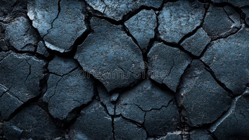 A Volcanic Rock Surface with an Abstract Texture, Illuminated by ...