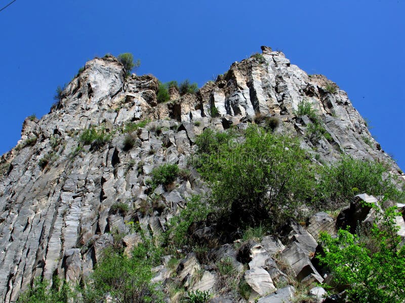 Volcanic rocks stock image. Image of challenge, blue, autumn - 5497885