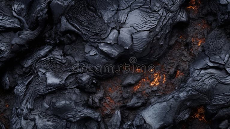 Volcanic Rocks Exhibit Unique Patterns Stock Illustration ...