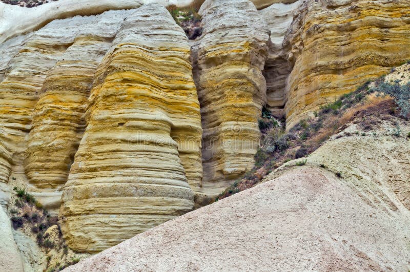 Volcanic Rocks in Turkey, Textur Background Limestone Sandstone Stock ...
