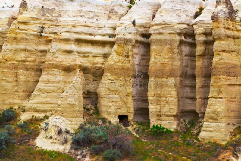 Volcanic Rocks in Turkey, Textur Background Limestone Sandstone Stock ...