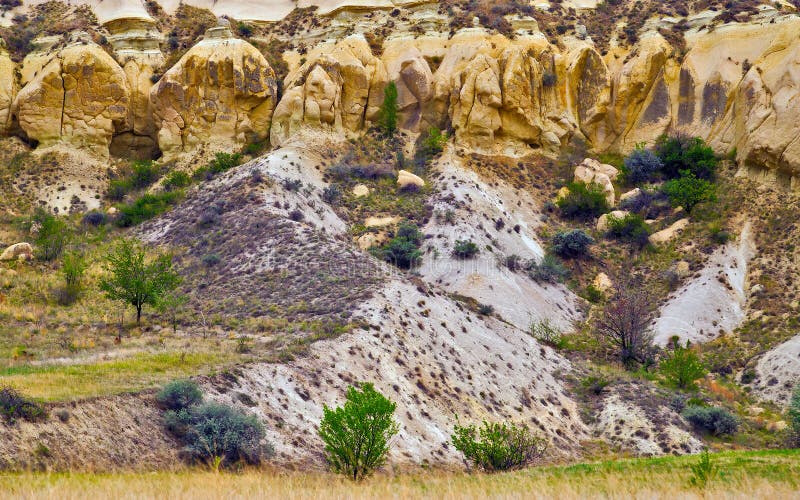 Volcanic Rocks in Turkey, Textur Background Limestone Sandstone Stock ...