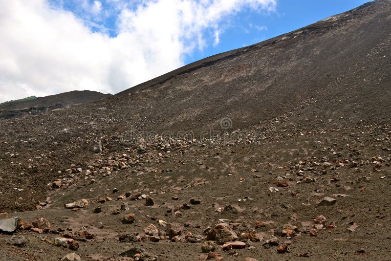 Volcanic Slopes stock photo. Image of rock, mountain - 63022914