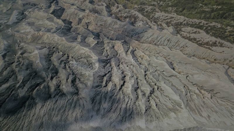 Volcanic Soil Texture at the Foot of Mount Bromo, Indonesia Stock Photo ...