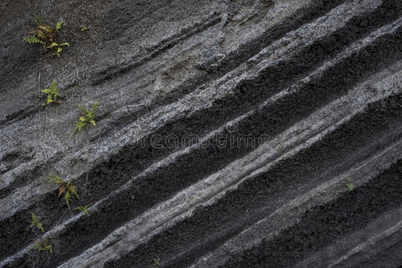 Volcanic Strata at Taal Volcano in the Philippines Stock Photo - Image ...