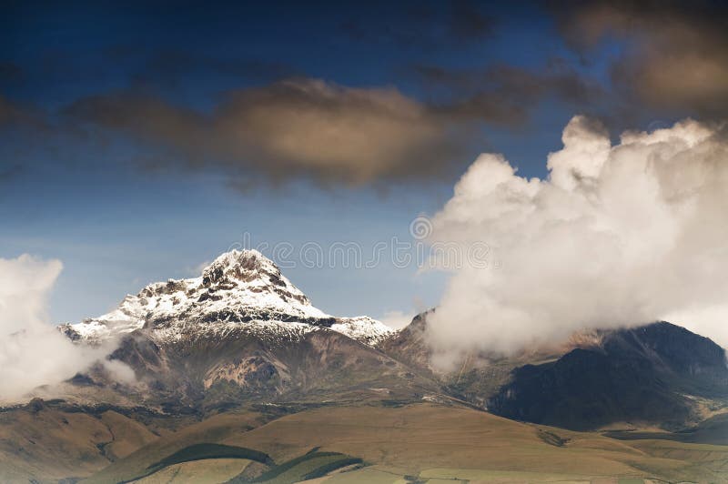 Cotopaxi Volcano in Ecuador Stock Image - Image of snow, nature: 15790389