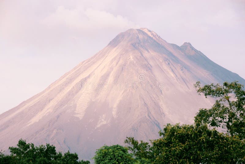 Volcano Arenal stock image. Image of eruption, costa - 13377353
