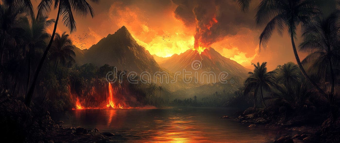 180 Dinosaur Volcano Background Stock Photos - Free & Royalty-Free ...