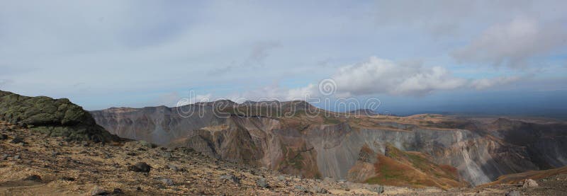 Volcano Baytoushan in Changbaishan. China. Stock Photo - Image of ...