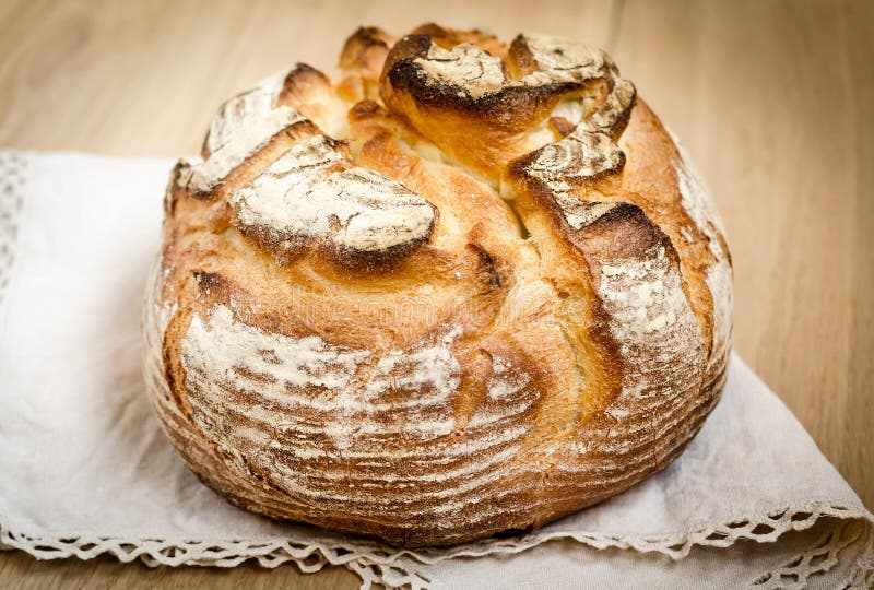 Volcano bread stock photo. Image of golden, cereal, flour - 35484648