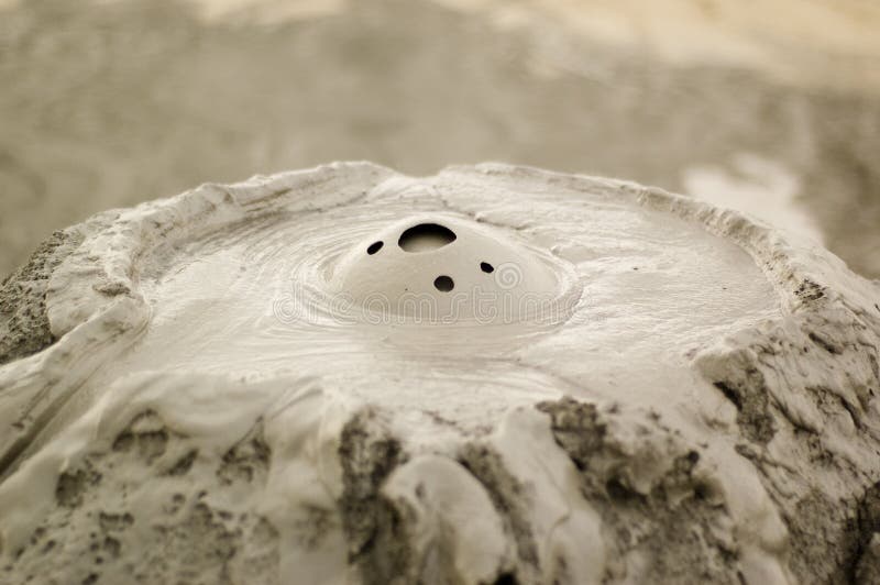 Volcano bubble stock image. Image of muddy, environment - 3298801
