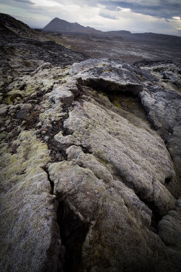Volcano caldera stock photo. Image of road, caldera, lichens - 28206260