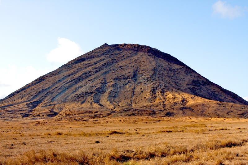Volcano in the desert stock image. Image of south, archipelago - 47597575