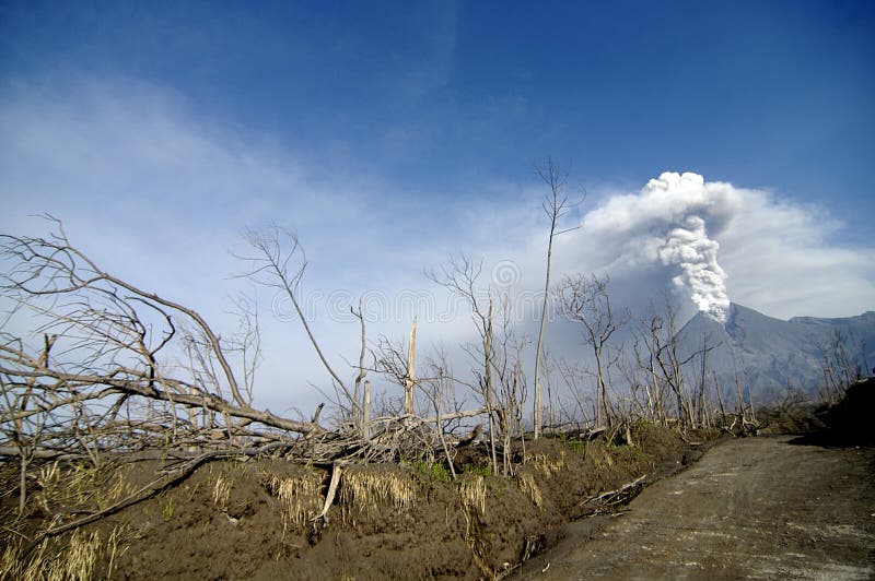 VOLCANO DISASTER stock photo. Image of disaster, sulfur - 70385020