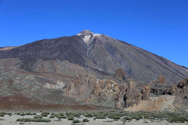 Volcano El Teide in Tenerife, Spain Stock Photo - Image of canary ...