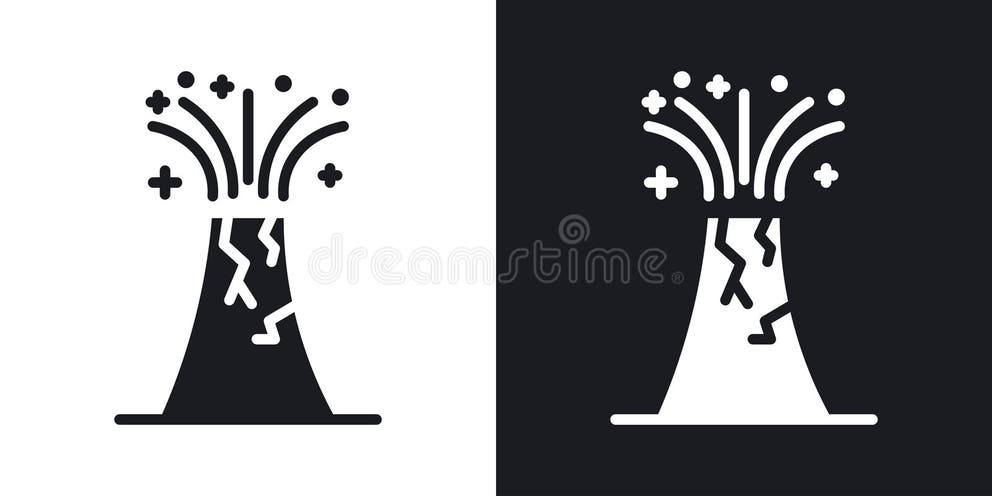 Volcano Eruption Icon Vector Stock Vector - Illustration of concept ...