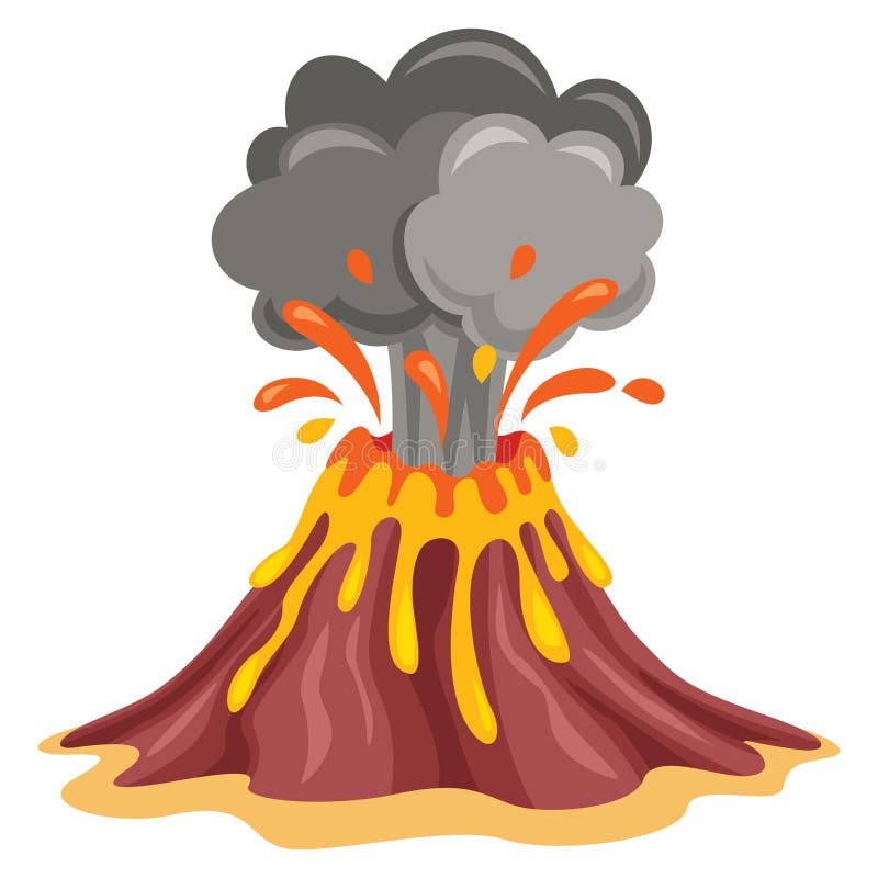 Volcano Eruption and Lava Drawing Stock Vector - Illustration of ... Volcano Eruption and Lava Drawing Stock Vector - Illustration of ...