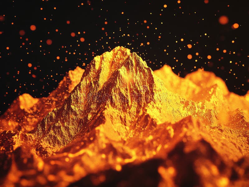 A Volcano in Eruption stock image. Image of extreme - 362902365