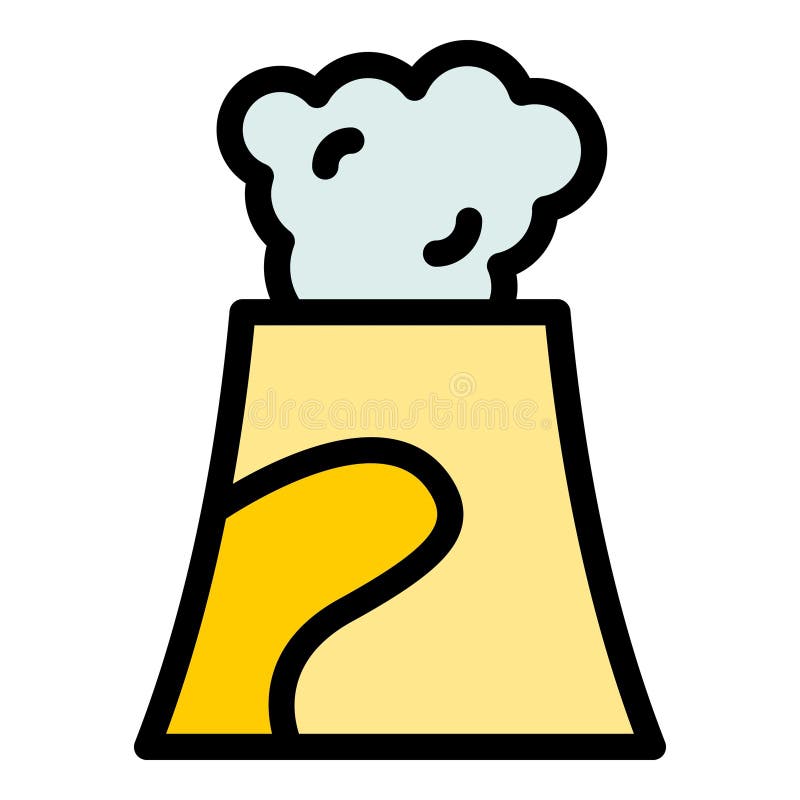 Volcano Explosion Icon Vector Flat Stock Illustration - Illustration of ...