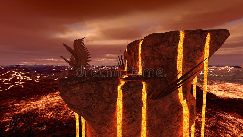 Volcano fort stock image. Image of mountains, base, sculpture - 97655717
