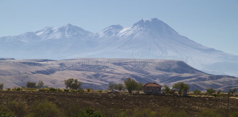 Volcano Hasan Dagi In Turkey Stock Photo - Image of ancient ...