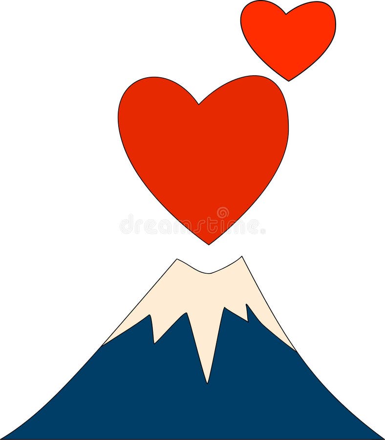 Heart of Volcano - 3D Render Stock Illustration - Illustration of ...