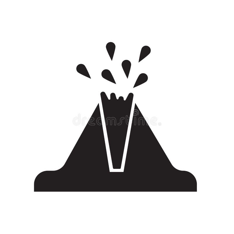 Volcano Icon Vector Sign and Symbol Isolated on White Background Stock ... Volcano Icon Vector Sign and Symbol Isolated on White Background Stock ...