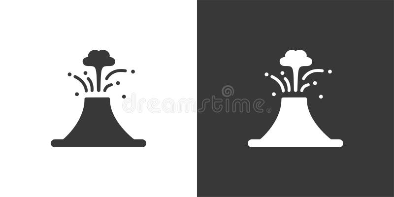 Volcano Clip Art Black And White