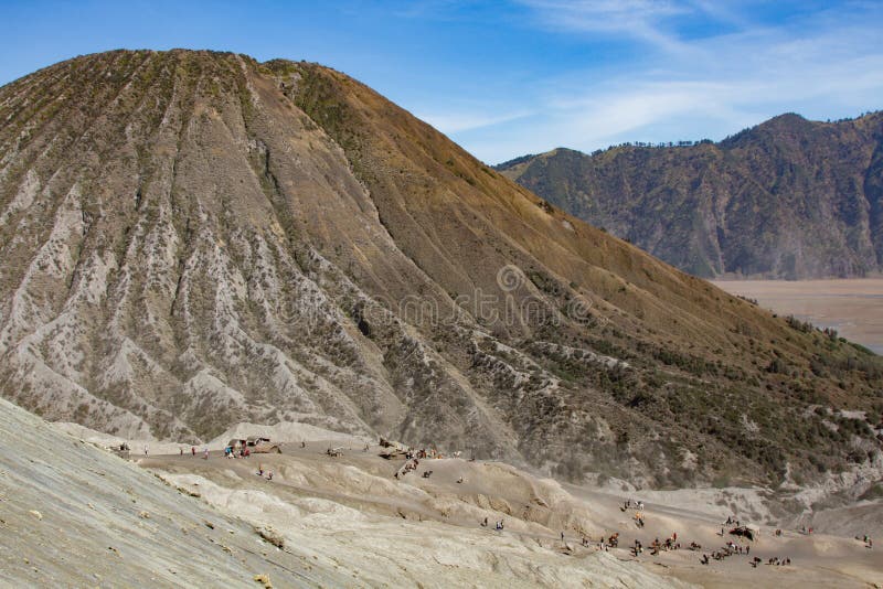 Volcano Mount View from Kintamani, Bali, Indonesia Stock Image - Image ...