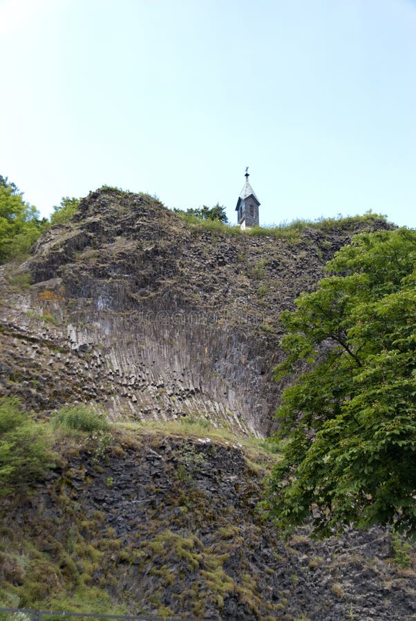Volcano Parkstein En Alemania Imagen de archivo - Imagen de rocas ...