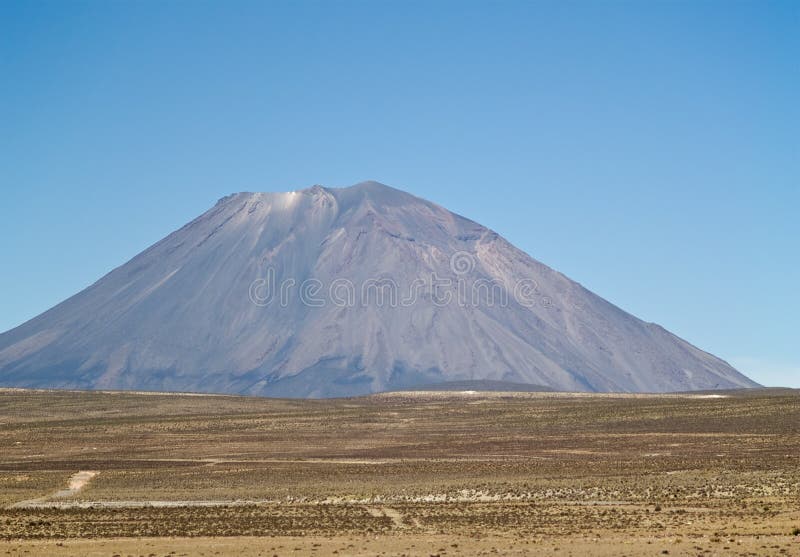 Volcano at Peru stock photo. Image of desert, volcano - 3779566