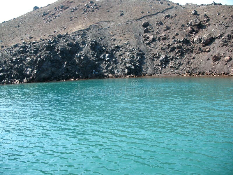 Volcano rock and lava stock image. Image of slow, lava - 47773829