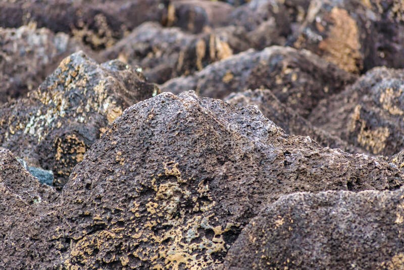 Volcano Rocks Background stock image. Image of galapagos - 97701245