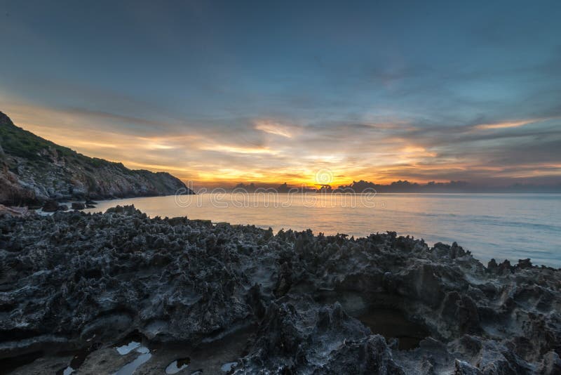 Volcano Rocks stock image. Image of water, rock, stone - 36404063