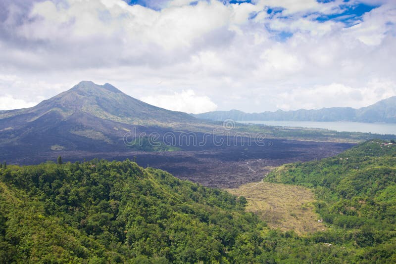 Volcano scenery stock image. Image of destinations, heat - 43617875
