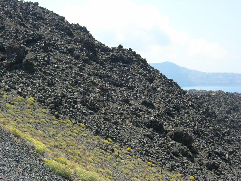 Volcano Side stock photo. Image of minerals, summit, rock - 5862510