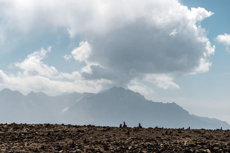 Volcano Steam Vents in Volcanoes National Park Stock Photo - Image of ...