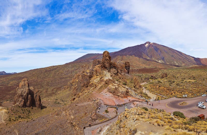 Volcano Teide in Tenerife Island - Canary Stock Photo - Image of ...
