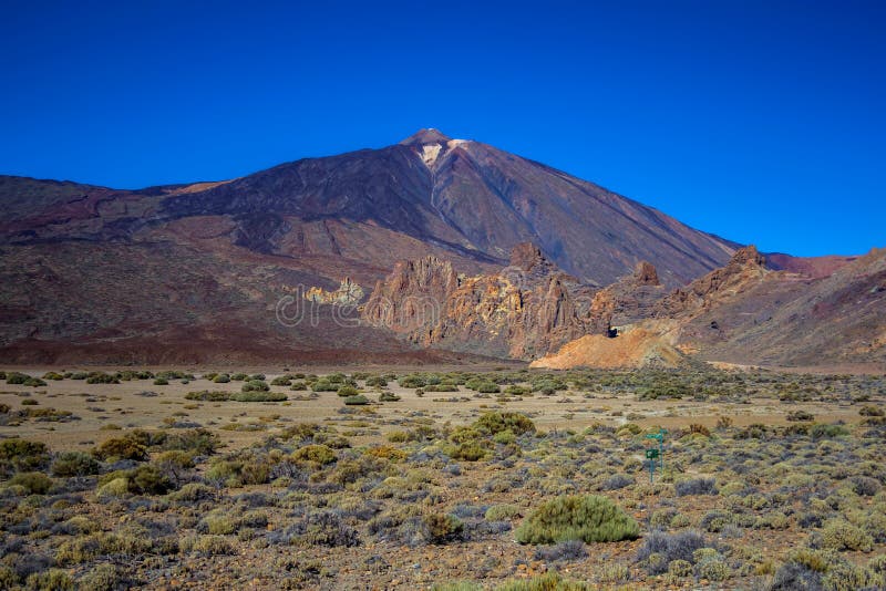 Volcano Teide, Tenerife Island, Spain Stock Image - Image of spain ...