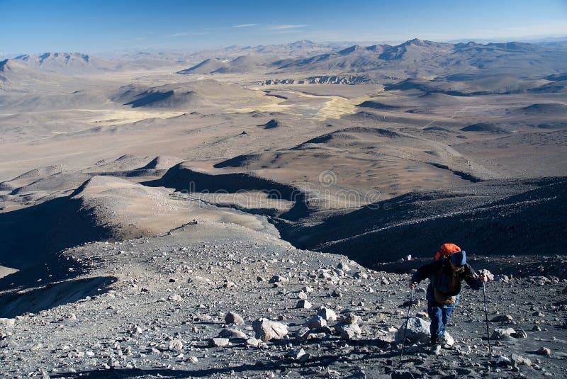 Volcano Ubinas editorial photo. Image of geology, desert - 27515886