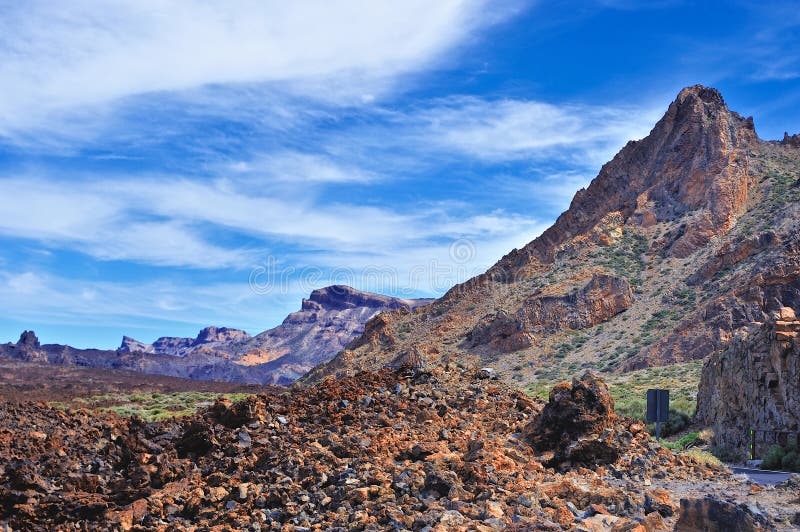 Volcano Valley stock photo. Image of geology, rocky, conservation ...