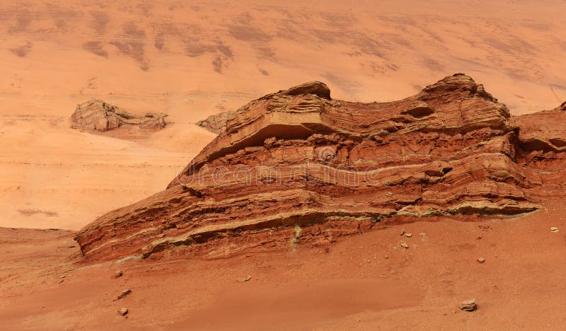 The volcano in xinjiang stock photo. Image of desolation - 45426048