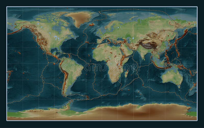 Volcanoes on the World Wiki Map - 0 PM. Compact Miller Stock ...