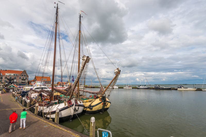 Volendam Port , the Netherlands Editorial Photography - Image of anchor ...