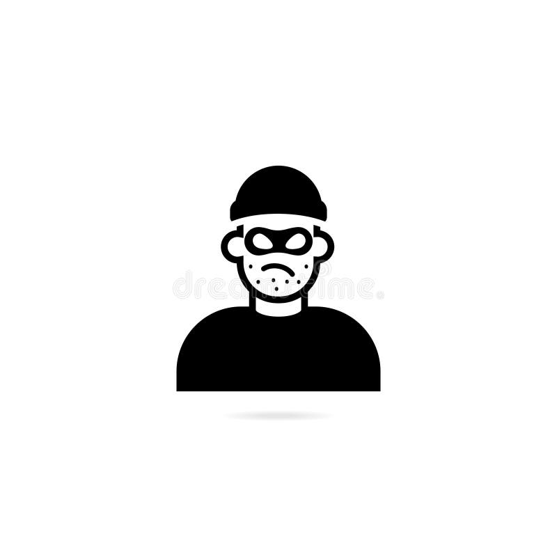 Voleur De Symbole Graphisme De Vecteur Illustration de Vecteur ...